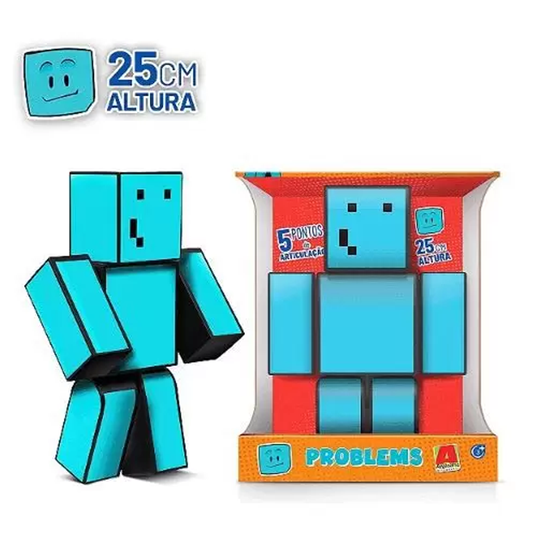 Boneco Problems Gamer Skin Turma do Problems 25 cm Algazarra - Fátima ...